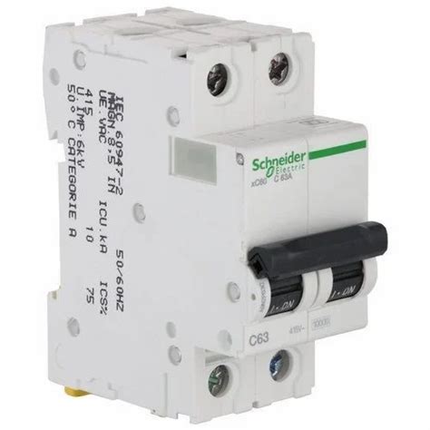 Schneider 6kw 2 Pole Miniature Circuit Breaker At ₹ 750 Piece In New Delhi Id 20230478388