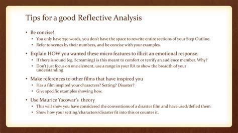 Reflective Analysis Ppt Reflective Analysis Ppt