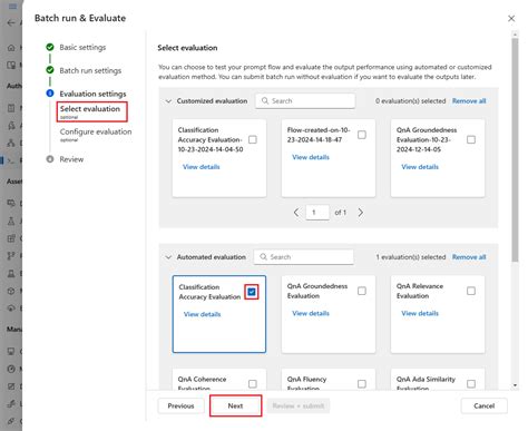 Submit A Batch Run To Evaluate A Prompt Flow Azure Machine Learning