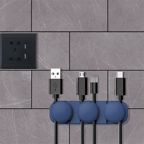 Silicone Desktop Flexible Usb Cord Winder Cable Or Vicedeal