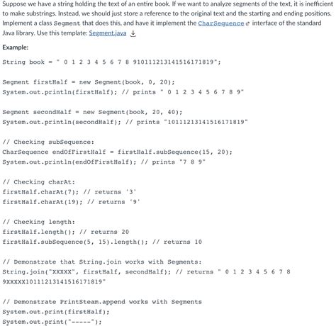 Solved Suppose We Have A String Holding The Text Of An Chegg