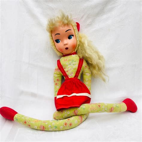 1960s Long Legged Doll Masked Face Doll Looby Loo Lucy Long Legs