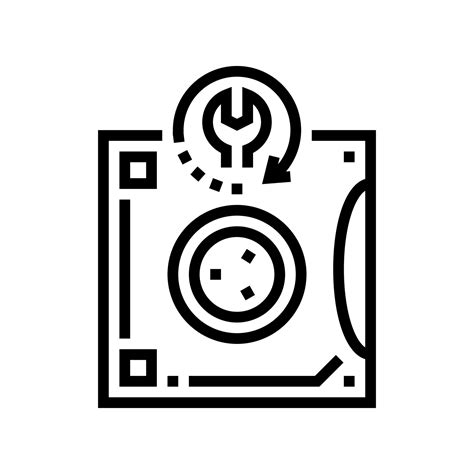 Tape Backup Restore Services Line Icon Vector Illustration Vector Art At Vecteezy