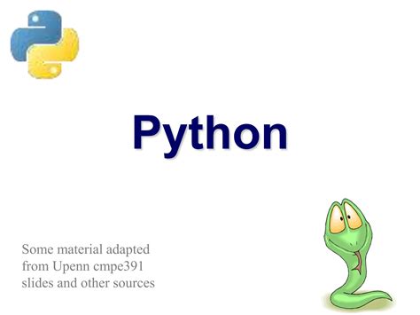 English Pythonppt