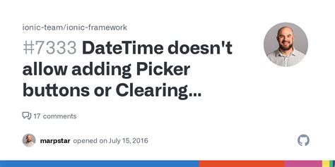 Datetime Doesnt Allow Adding Picker Buttons Or Clearing Value · Issue