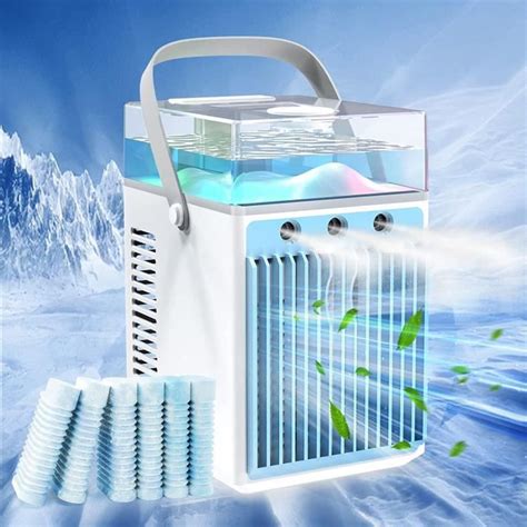 Climatiseur Mobile Portable 4 En 1 USB Mini Ventilateur Portable