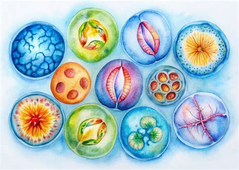 Meiosis Cell Division Stages A Vibrant Watercolor Guide To Understanding Sexual Reproduction In