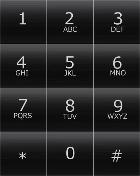 20 107 012 Phone Keypad Vector Images Depositphotos