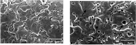 SEM Photograph Of The Discharge Surface Of WC Specimens Manufactured At Download Scientific