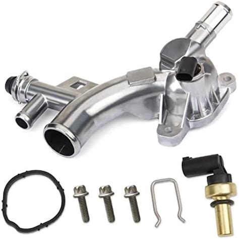 Upgraded Engine Coolant Housing Water Outlet Aluminum With