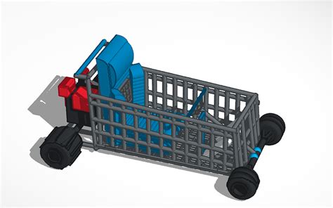 3d Design Shopping Cart Go Cart Tinkercad
