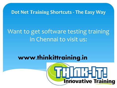 Dot Net Training Shortcuts The Easy Way By Priyakeerthi Issuu