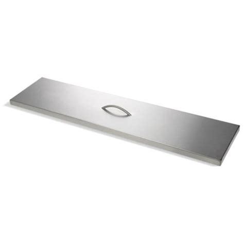 Hpc Fire 40x95 Inch Linear Stainless Steel Fire Pit Cover Tphc 36ss
