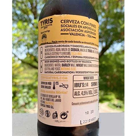 Tyris Birra Artigianale Originale Stile Blonde Ale Da Valencia In Bottiglia Club Spagnolo