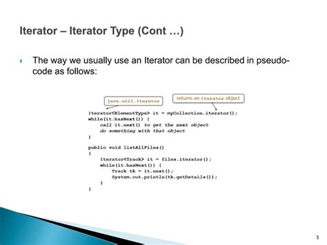 Lecture 7 Iterator And For Loop Over Arrays Ppt