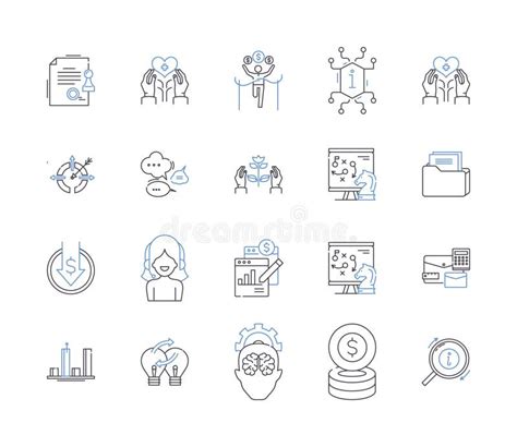 Assessment And Audit Outline Icons Collection Auditing Assessing