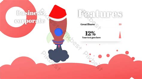 Page Red Micro Stereo Information Visualization Ppt Chart PowerPoint PPTX Template Free