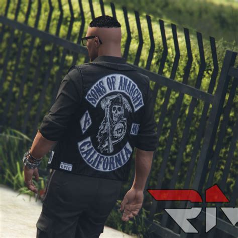 Sons Of Anarchy MC Vest President And Member Vest MP Fivem SP V GTA Mod