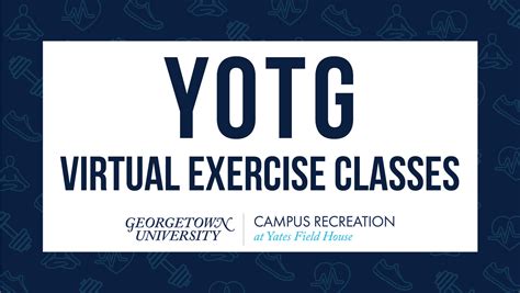 Virtual Exercise Classes Recreation Georgetown University