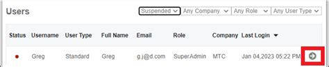 Suspending Users Forth