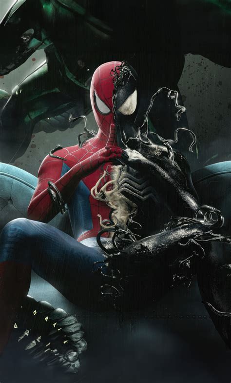 1280x2120 Spider And Venom Lethal Protector Iphone 6 Hd 4k Wallpapers Images Backgrounds