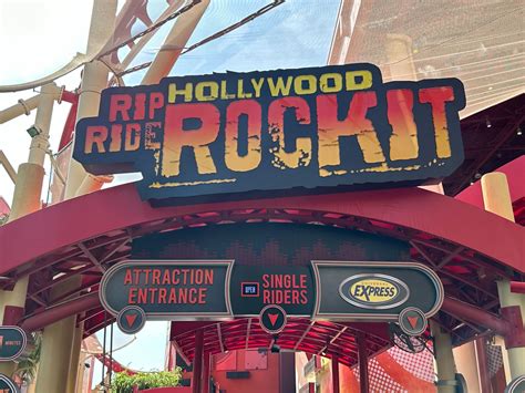 Hollywood Rip Ride Rockit Catches Fire At Universal Orlando Universal