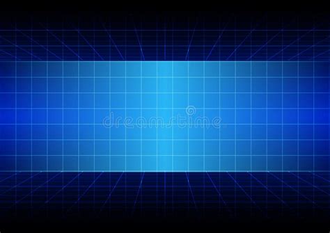 Abstract Blue Background With Grid Design Illustration Stock Vector Illustration Of Design
