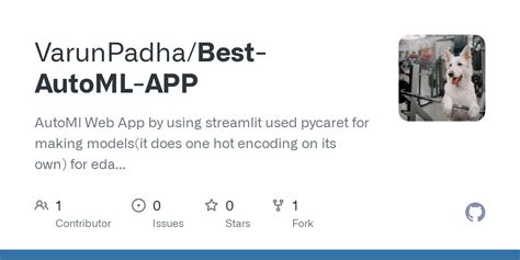 Github Varunpadhabest Automl App Automl Web App By Using Streamlit