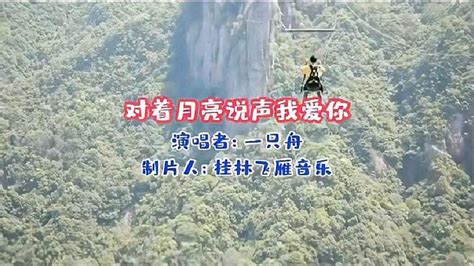 一只舟《对着月亮说声我爱你》透过月亮看到了你想起你依偎我怀里 音乐视频 搜狐视频