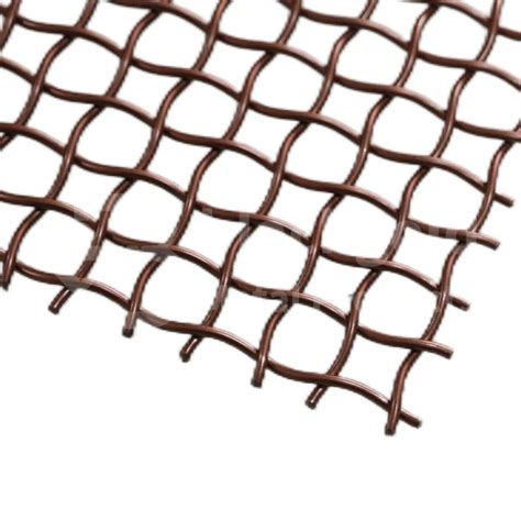 Decorative Woven Metal Mesh Fabric Flexible Mesh Metal Curtain Brass