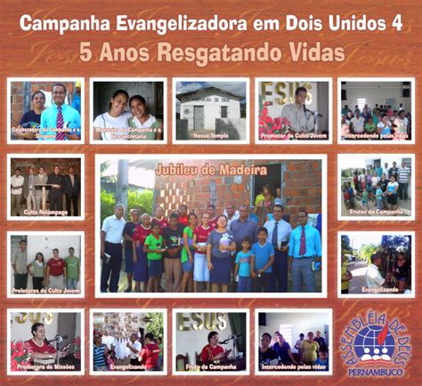 Equipe de Missões em Dois Unidos IV Contribuição da igreja no plano de