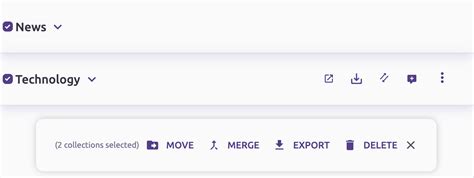 how to export your collections