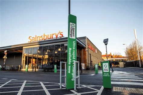 Sainsburys Launches Smart Charge New Ultra Rapid Service