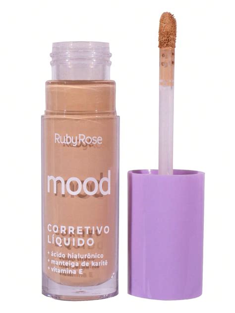 Corretivo Líquido Mood Ruby Rose Under Eye Concealer Colorful Makeup Neutral Makeup