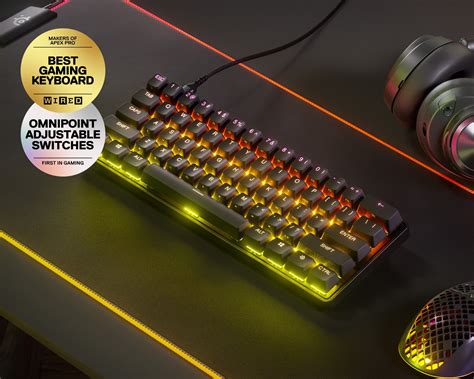 Apex Pro Mini – the fastest compact gaming keyboard | SteelSeries