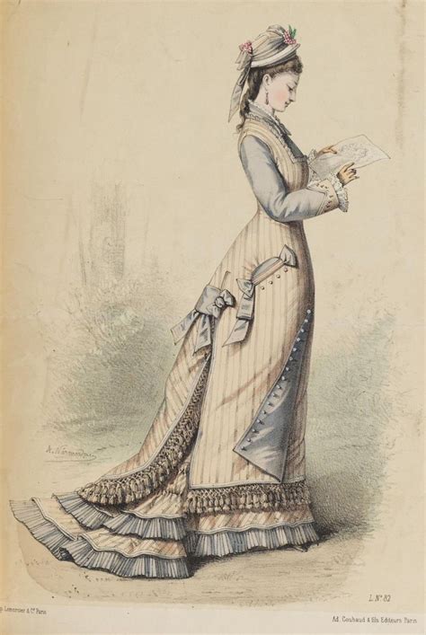 Le Moniteur De La Mode 1875 Fashion Plates Historical Costume
