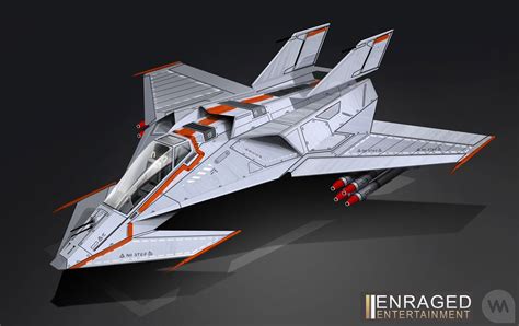 Space Fighter Concept Art