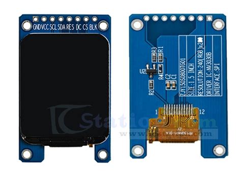 Dc 33v 15inch Ips Tft Lcd Display Module 240x280 Resolution Spi