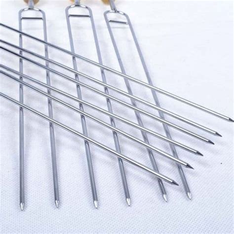 6pcspack Useful U Bbq Roast Barbecue Needle Skewe Grandado