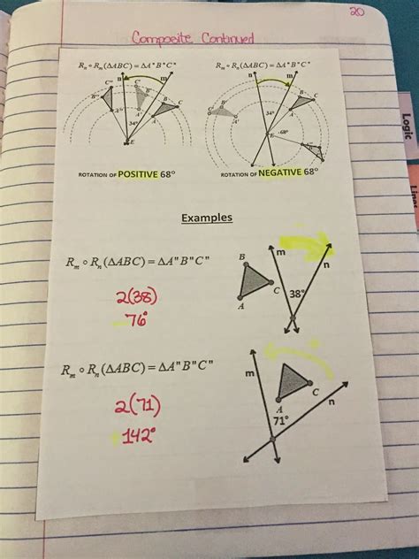 Workbook Lesson Answer Key Geometry