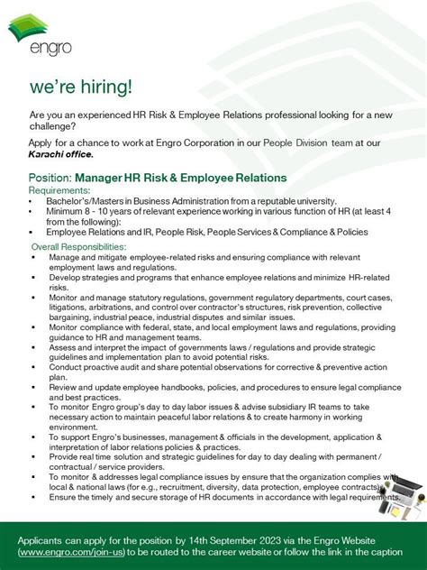 Kamran Ali Khan On Linkedin Engro Hiring