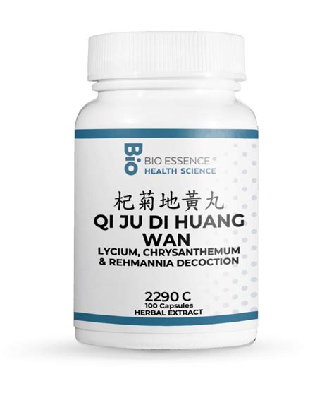 Bioessence Qi Ju Di Huang Wan Capsules Chinese Herbal Formulas