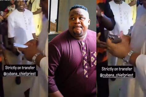 Cubana Chief Priest Adopts Transfer Method At A Wedding Following