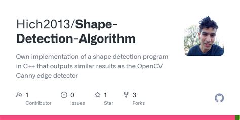 Github Hich2013shape Detection Algorithm Own Implementation Of A