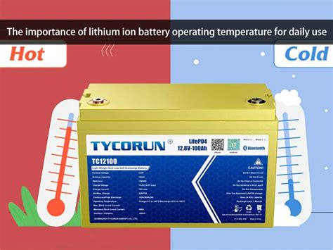 Lithium Ion Battery Operating Temperature Things You Should Know About Tycorun