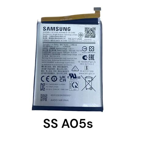 แบตซัมซุง Battery For Samsung A05s แบต กาวติดแบตแท้ ชุดเครื่องมือซ่อม