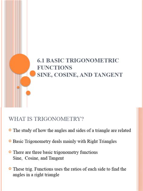 section 6 1 basic trigonometric functions pdf trigonometric