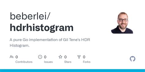 Github Beberleihdrhistogram A Pure Go Implementation Of Gil Tenes