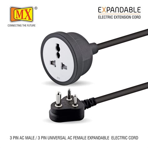 Mx Extension Board With 10m Heavy Duty Long Wire Cord Single Outlet