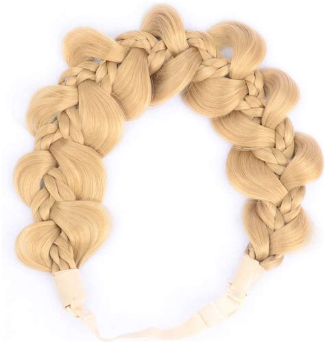 Bobiya Kinky Gourd Synthetic Hair Braided Headband Wide Plaited